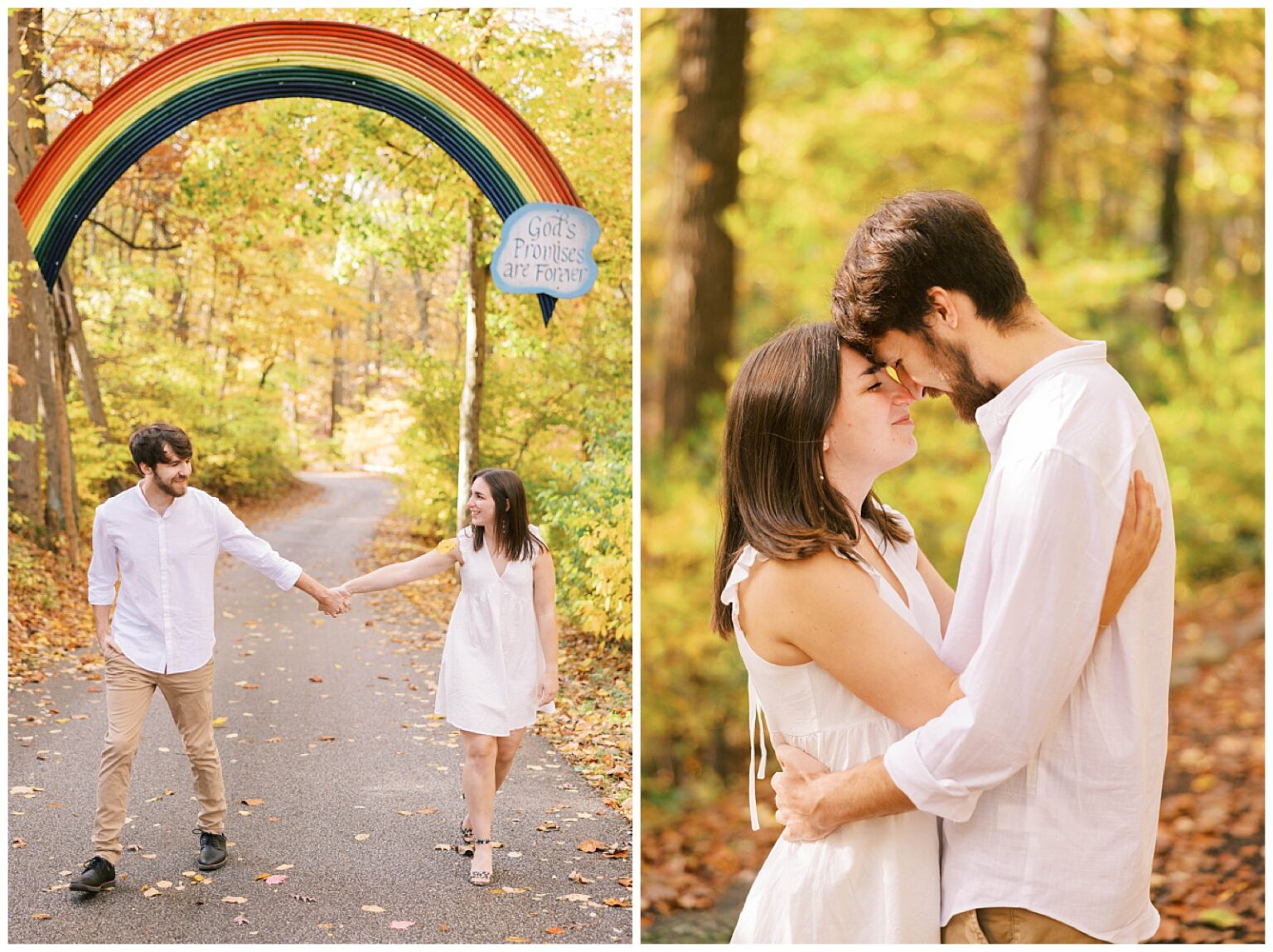 Doubling Gap Fall Engagement Session - hollymariephotography.com
