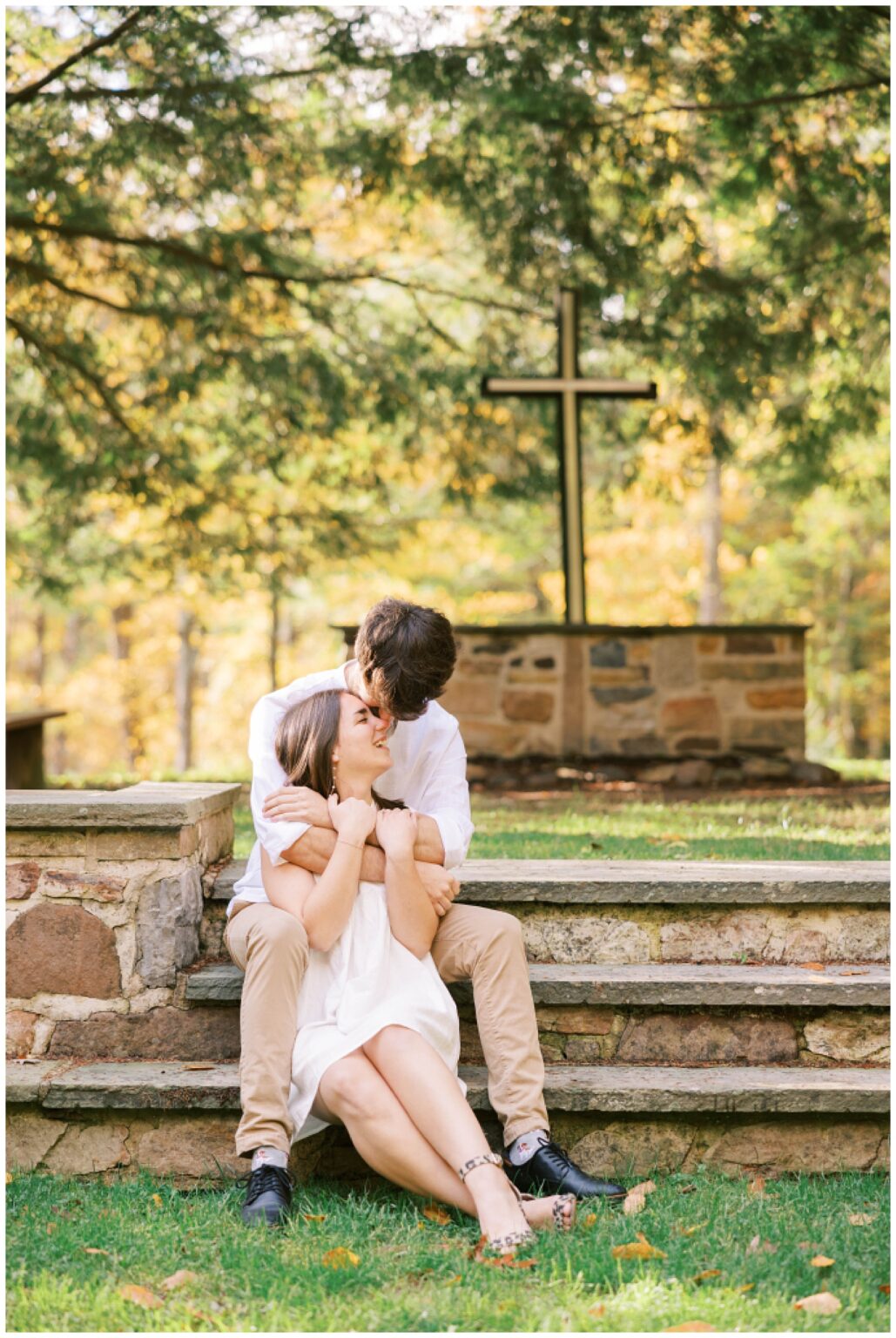 Doubling Gap Fall Engagement Session - hollymariephotography.com
